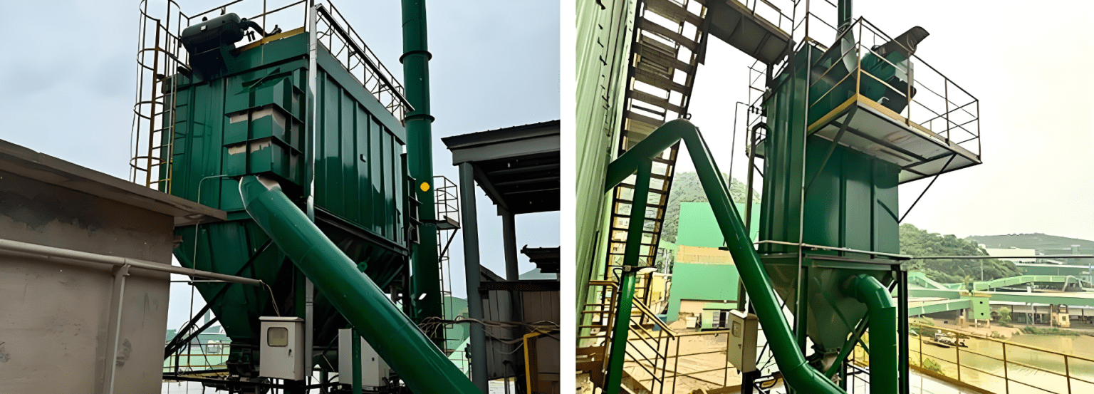 Huaxin Green Building Materials (Wuxue) Co., Ltd. Dust collector ...
