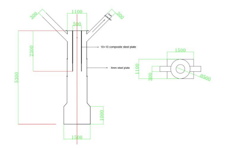 Optimization of the Clinker Bulk Loader Discharge Structure | DARKO